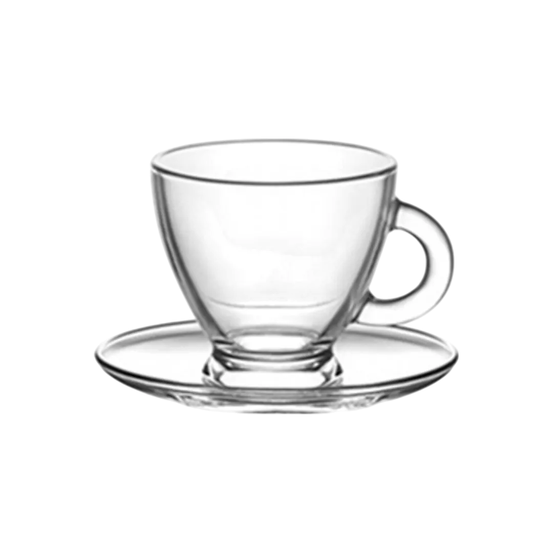 Lav Roma Clear Tea Glasswear Set - 6 Pcs – Baytak 3ena