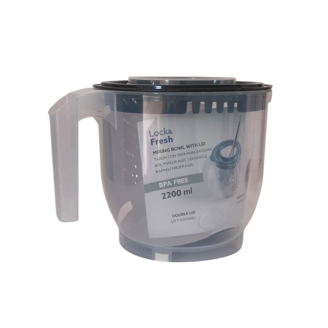 Lock & Fresh Mixing Bowl With Lid - 2200ml – Baytak 3ena