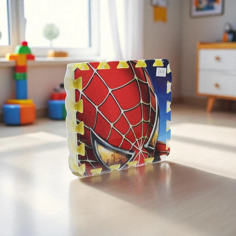 Spiderman Foam Puzzle Mat - Interlocking Tiles – Baytak 3ena