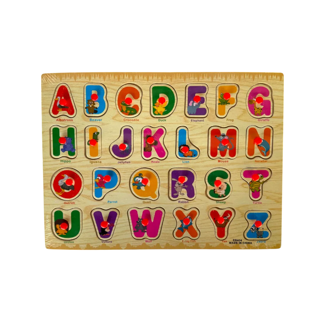 Wooden Alphabet Puzzle - Capital Letters – Baytak 3ena